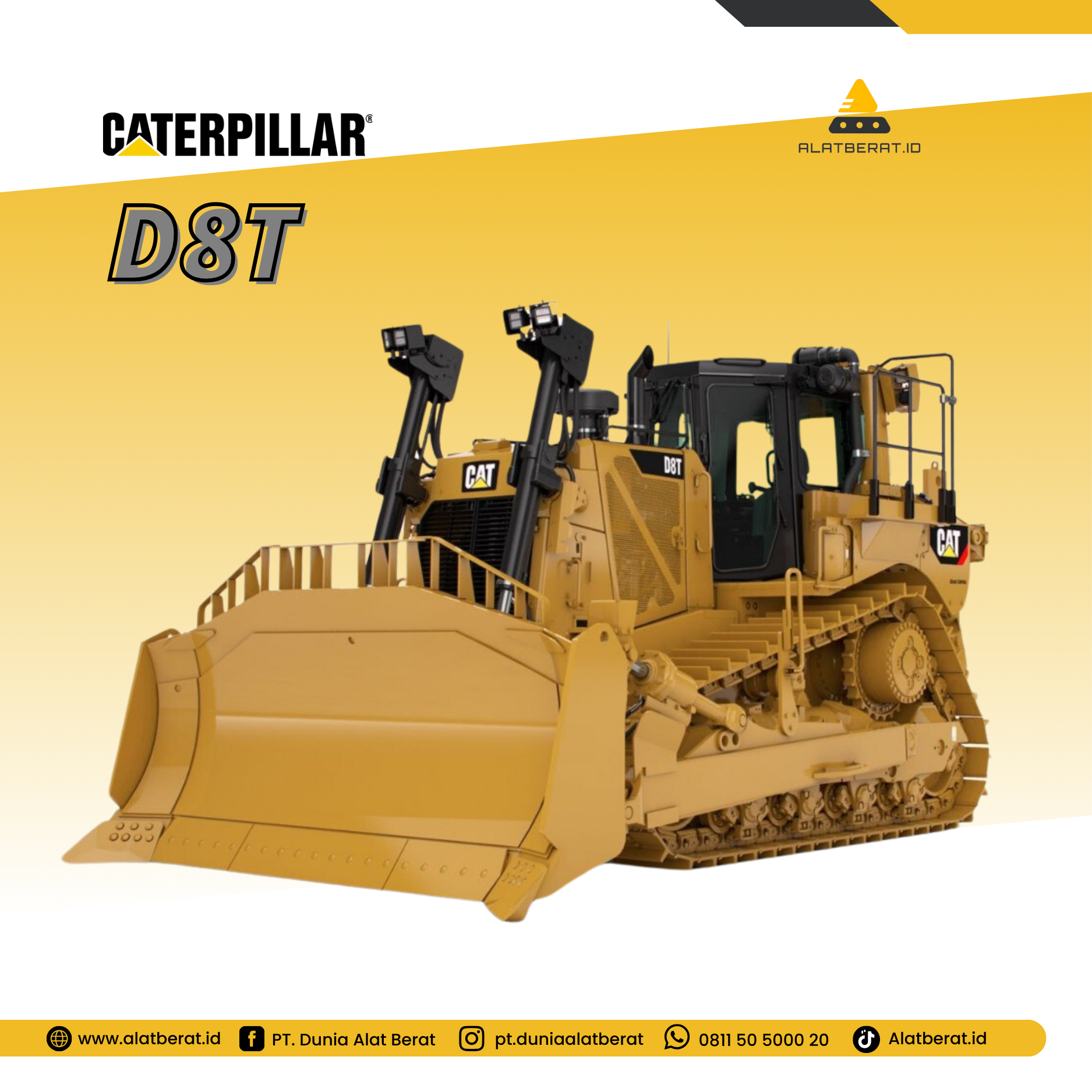 Distributor CAT D8T - ALATBERAT.ID