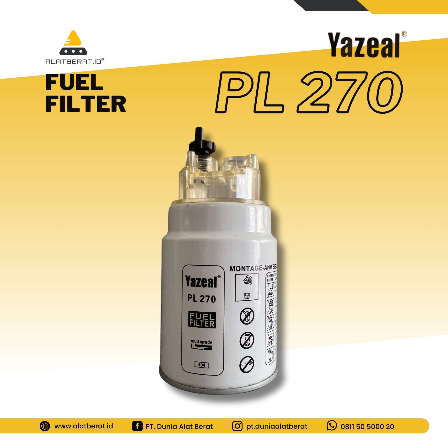 YAZEAL Fuel Filter PL 270