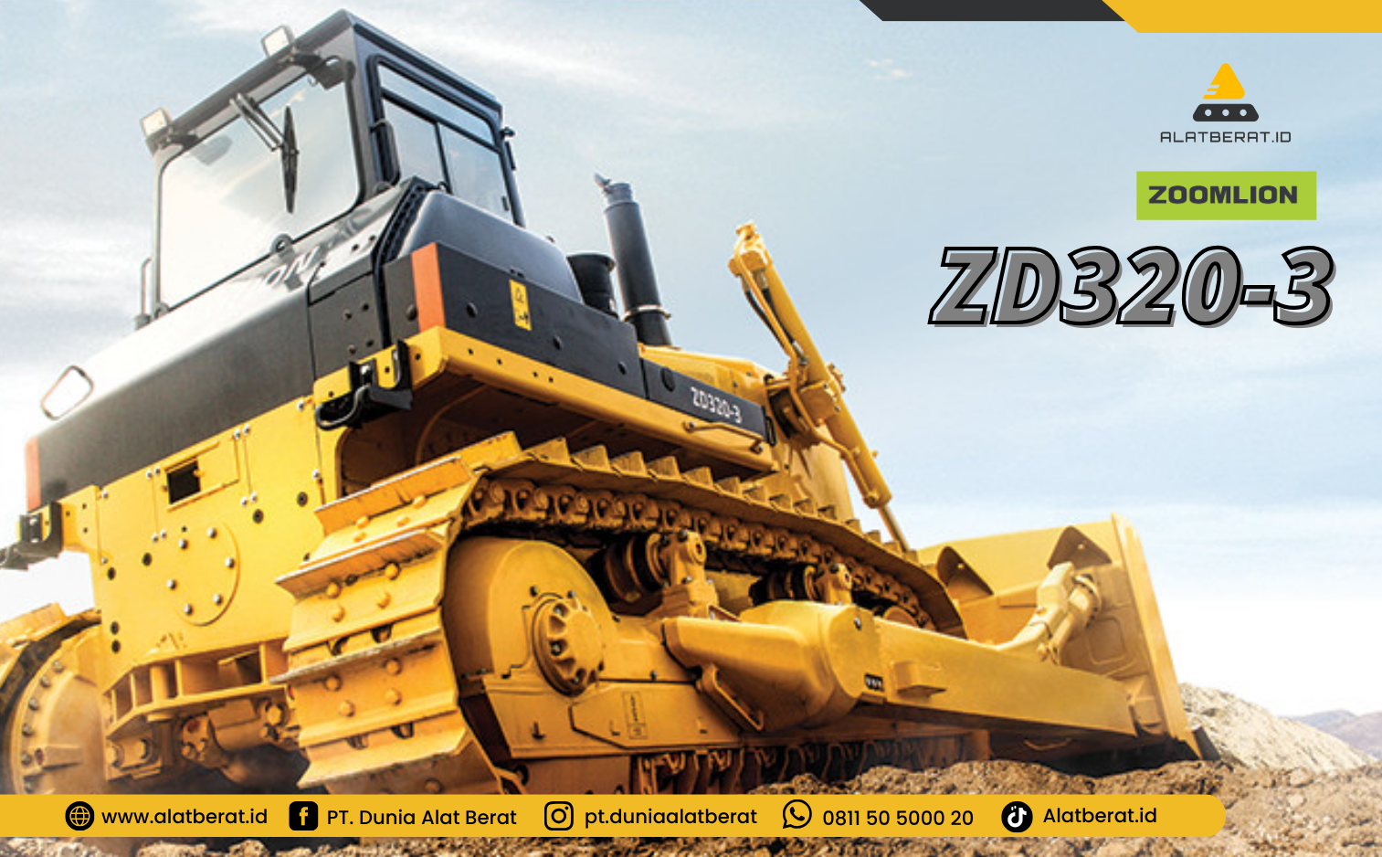 Distributor Alat Berat ZOOMLION CRAWLER BULLDOZER ZD320-3 - AlATBERAT.ID